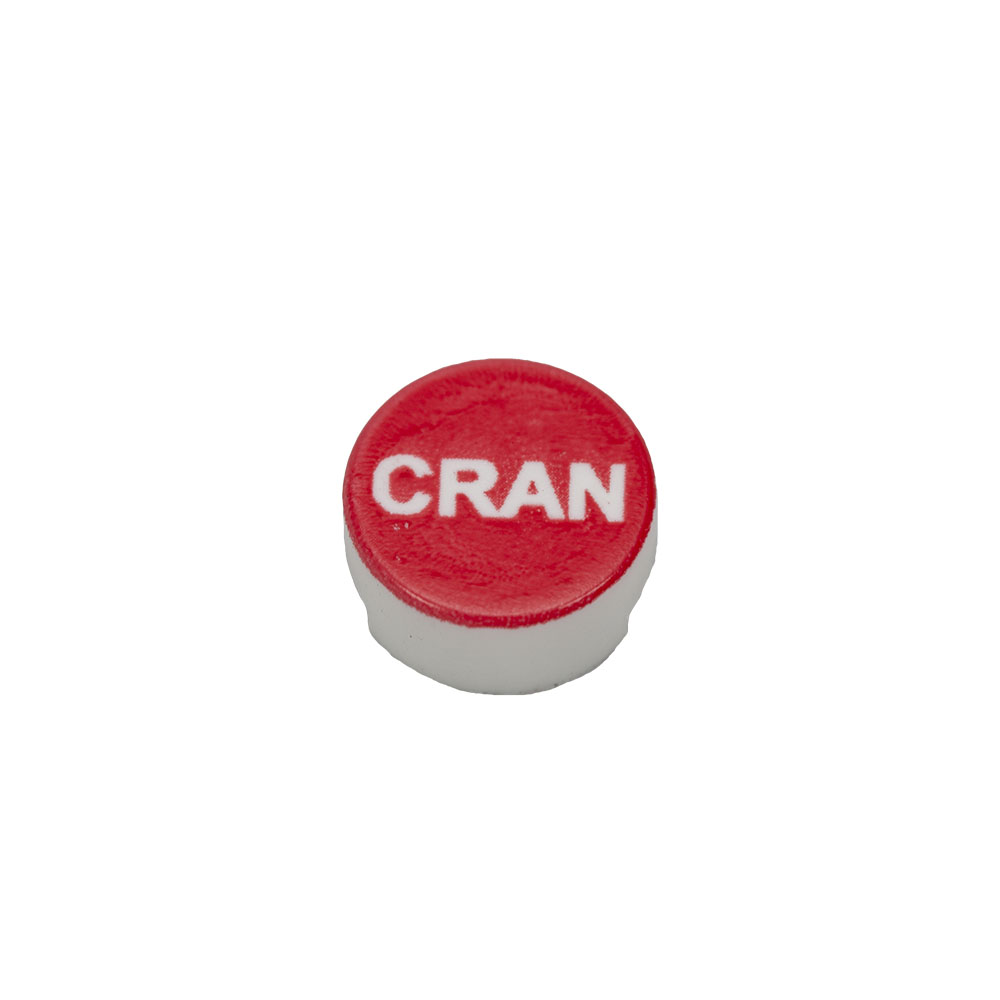 CRAN CAP RED CAP WHITE LETTER | Ernest F Mariani Co.