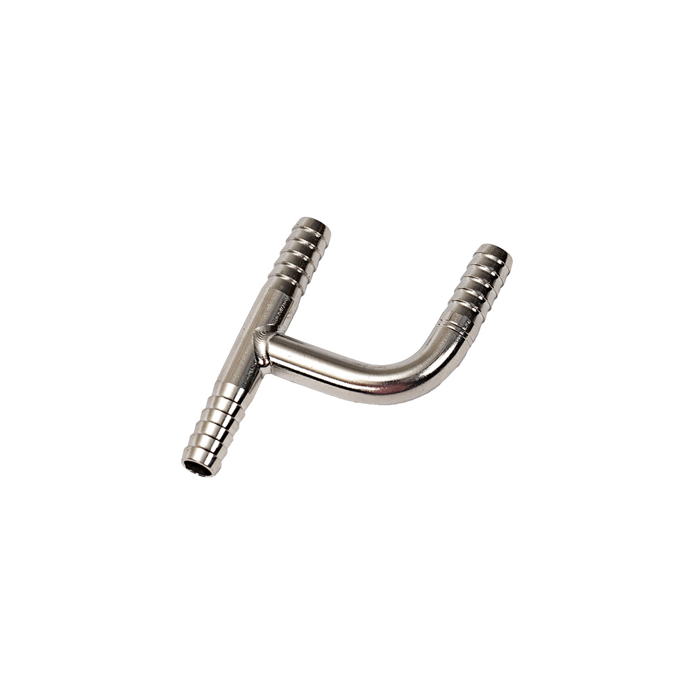 Y TEE,SS,1/4″ BARB | Ernest F Mariani Co.