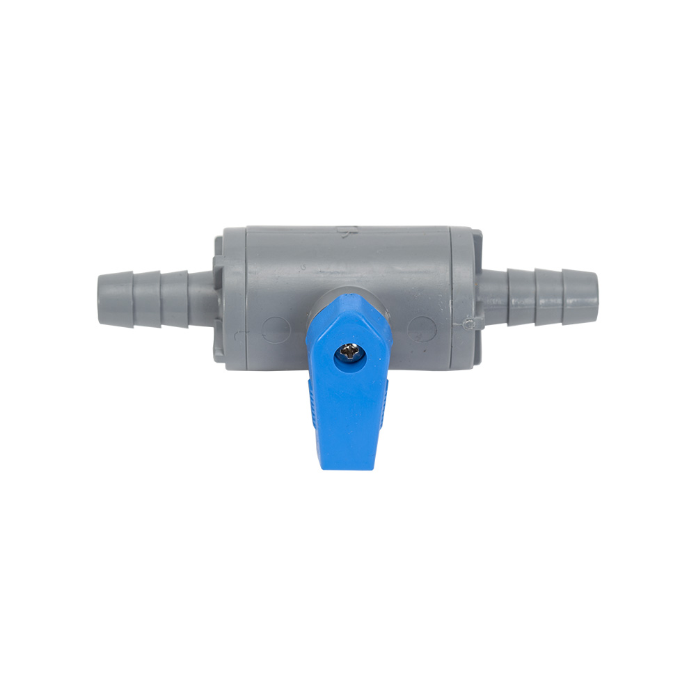 Valve,Shutoff,PVC,Blue Handle 3/8 Barb | Ernest F Mariani Co.
