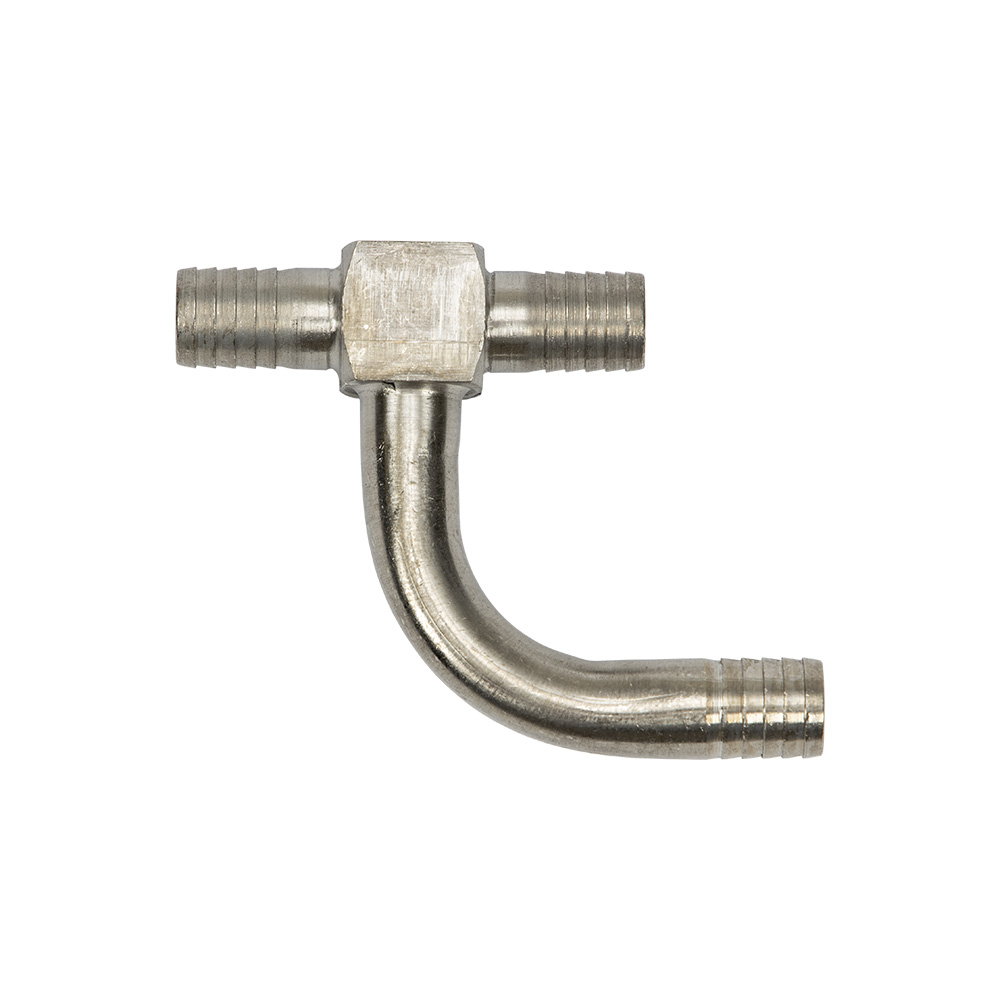 YTEE,SS,1/2″ BARB | Ernest F Mariani Co.