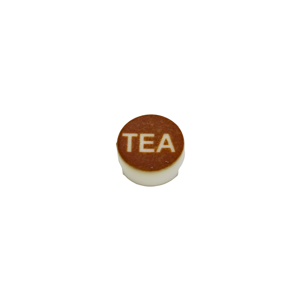 TEA CAP BROWN CAP WHITE LETTER | Ernest F Mariani Co.