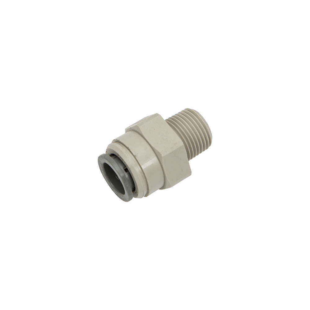 MALE CONNECTOR 1/2X3/8 NPTF | Ernest F Mariani Co.