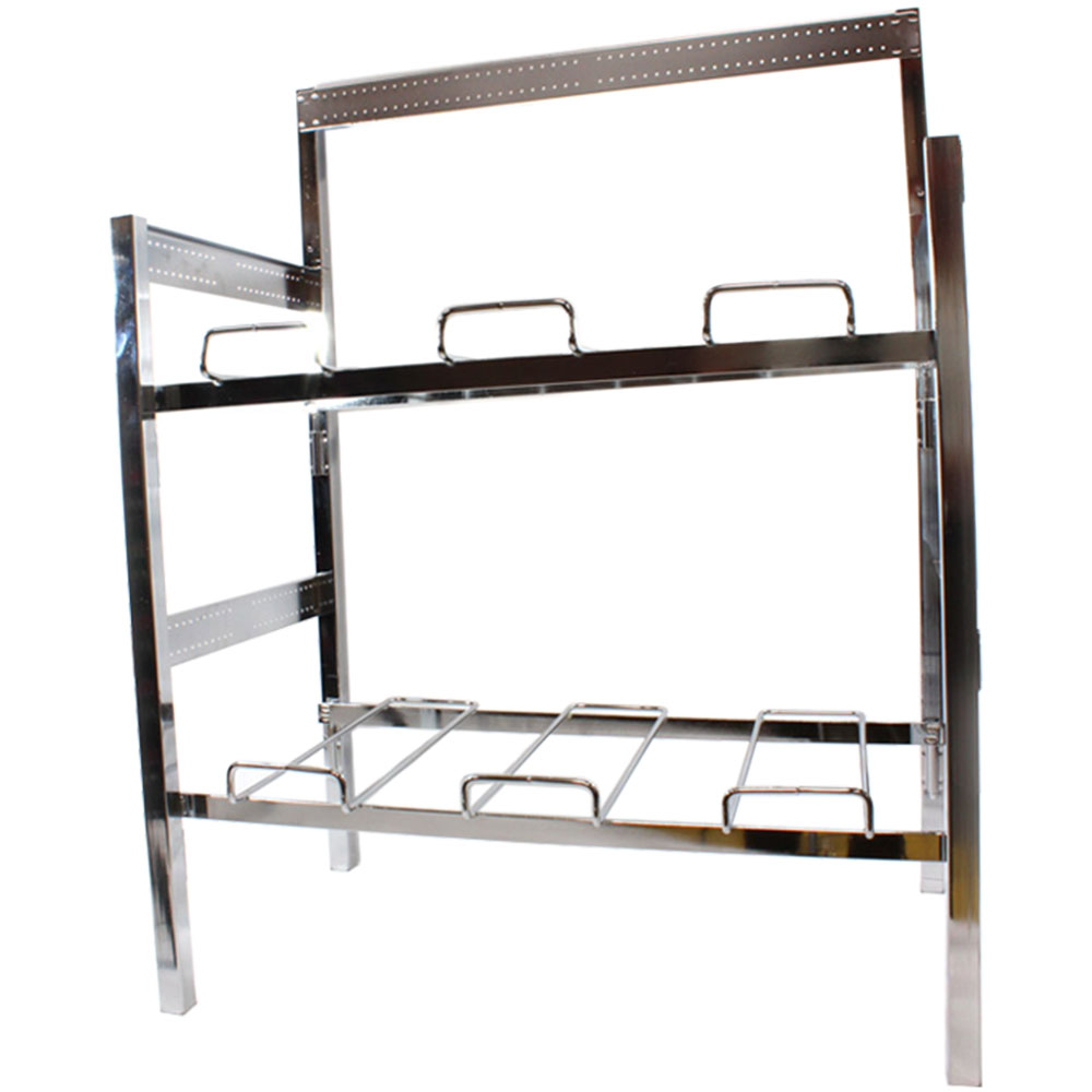 RACK,BIB,2-SHELF,3-WIDE | Ernest F Mariani Co.